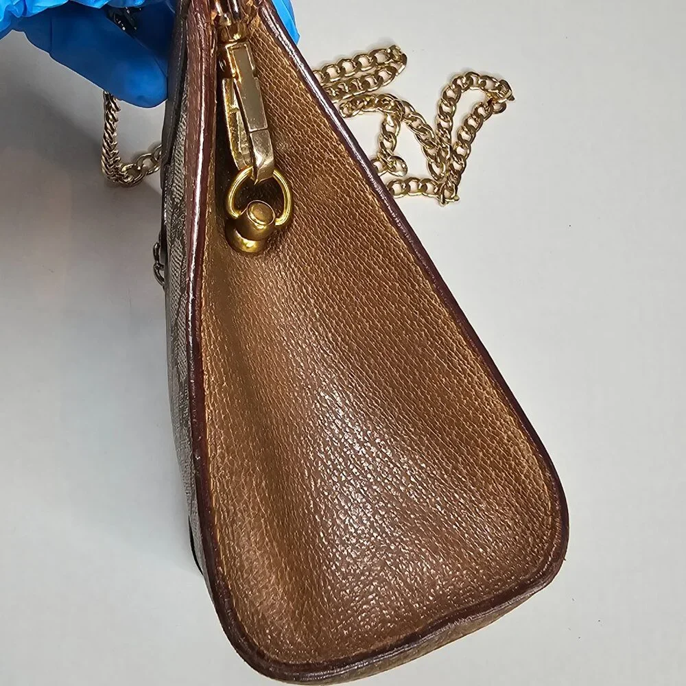 Gucci | Bags | Vtg Gucci Gg Supreme Monogram Chain Shoulder Crossbody ...